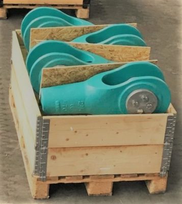 Open Strand Spelter Sockets ready for shipment - Global Rope Fittings