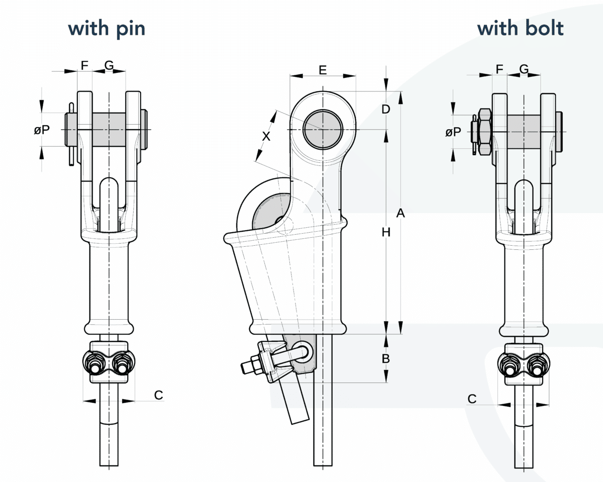 Open Wedge Sockets with Integrated Tail Clamp (OWS ITC) - Global Rope ...