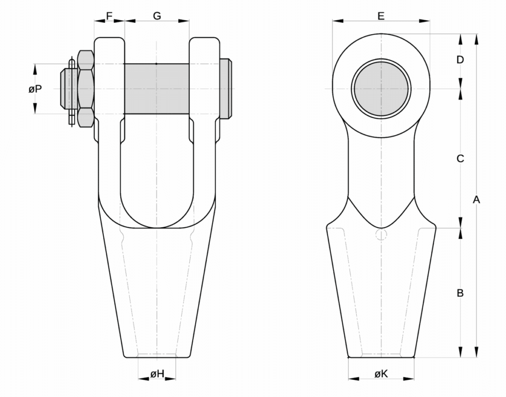 Open DIN Sockets (ODS) - Global Rope Fittings